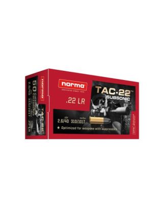 RFC .22 LR SUBS NORMA TAC-22 50PC